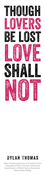 Dylan Thomas Bookmarks Pack 2 – Graffeg Books