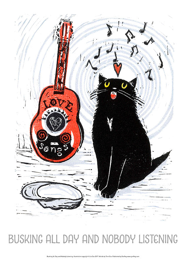 Busking All Day - Jo Cox Poster – Graffeg Books