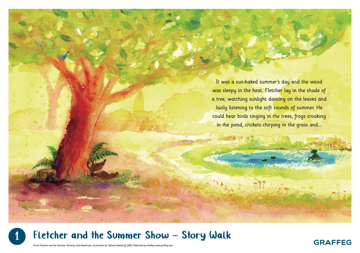 Fletcher and the Summer Show Story Walk Pack – Graffeg Books